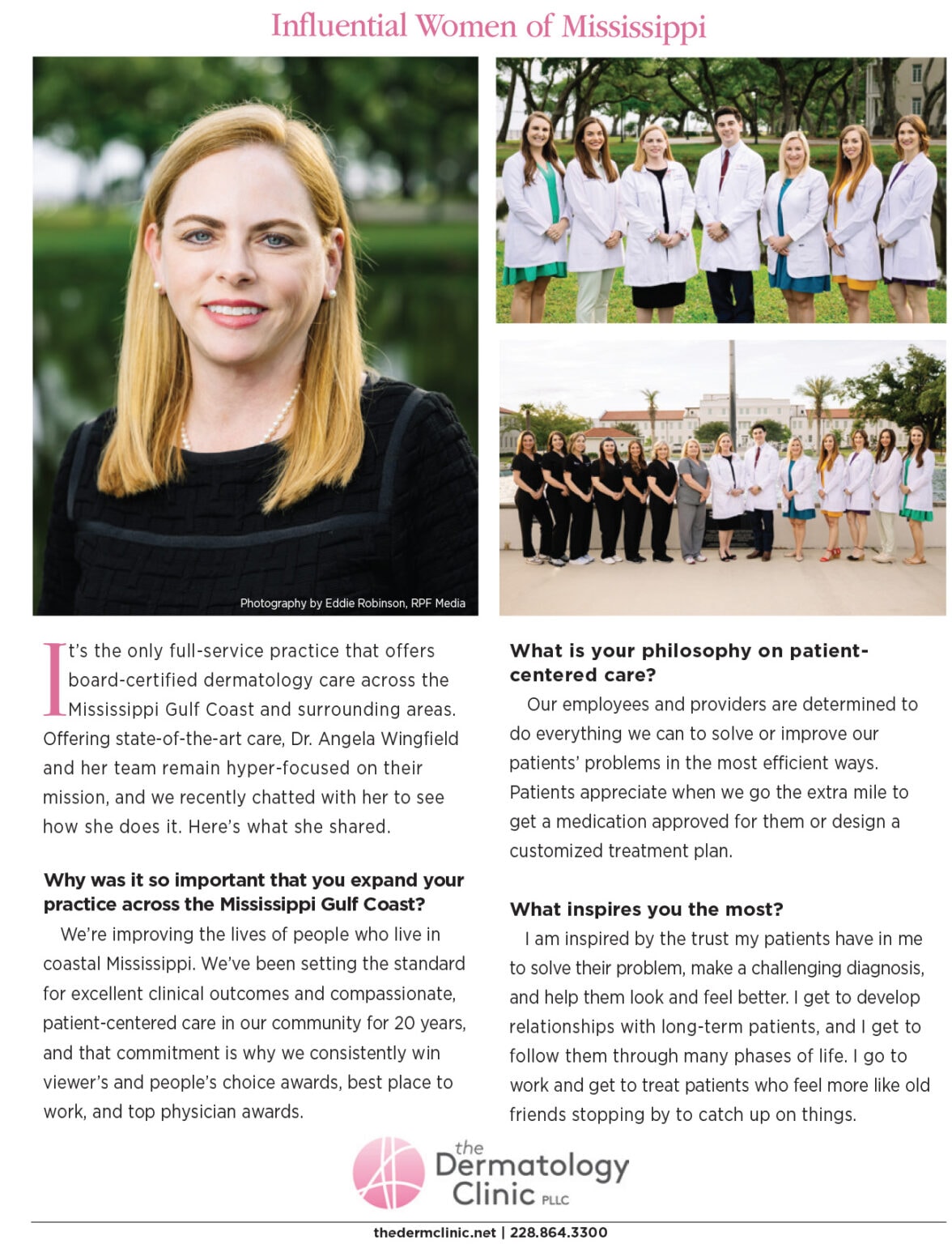 Dr. Wingfield and The Dermatology Clinic featured in Vogue Magazine ...
